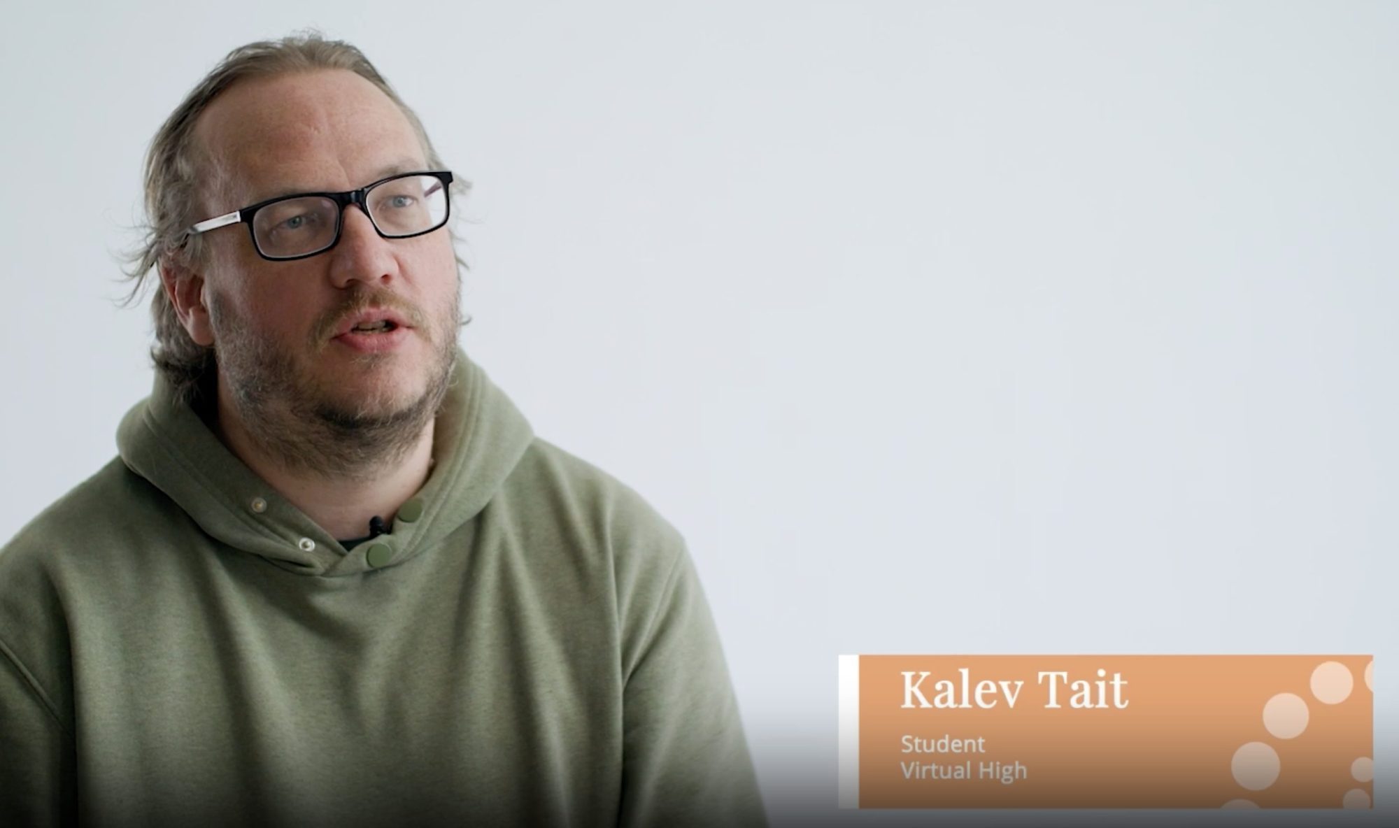 Kalev Tait, Virtual High 1993–1997, remembers a tight-knit, supportive ...